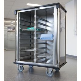 ISO Closed Aluminum Transport Trolley
